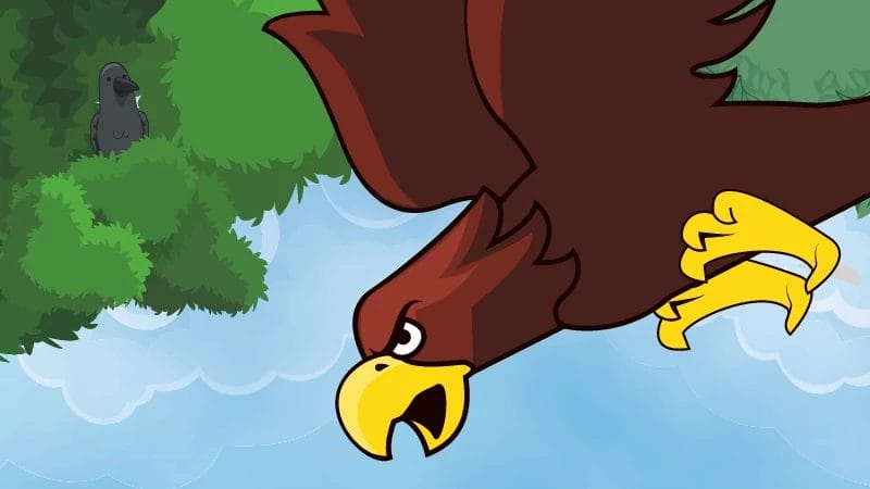 Crow and Eagle Short Story for Kids - Storybook