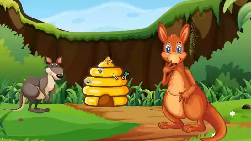 How did the Kangaroo Got Its Tail Story - Storybook