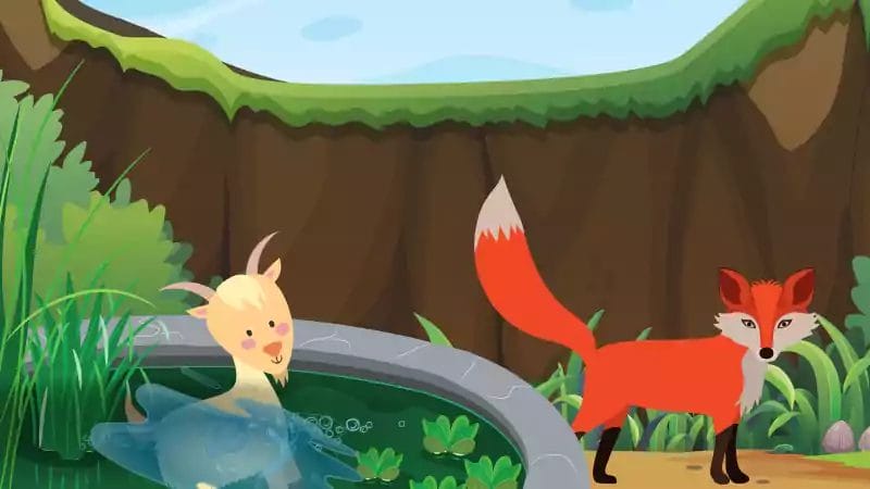 The Fox and Goat Story | Short Moral Story for Kids