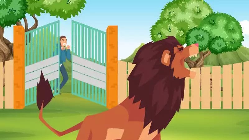 The Lion Short Story for Kids - Storybook