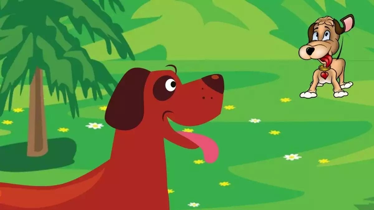 Village Dog and Pet Dog Story - Storybook