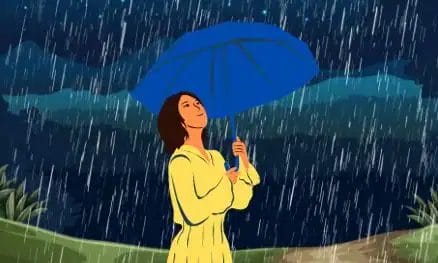 The Blue Umbrella Short Story - Storybook